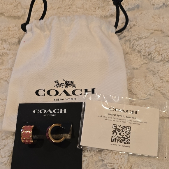 Coach | Accessories | Coach Pink And Gold Accessories Set Nwt | Poshmark